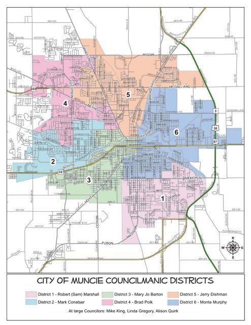 Muncie City Council Districts & Councilmanic Listings - Citizens for ...