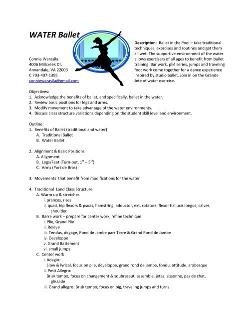 course outline - SCW Fitness