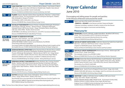 Prayer Calendar - June 10 DESIGN.indd - Diocese of Norwich