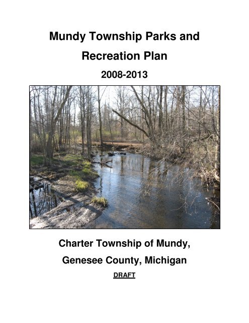 Mundy Township Parks and Recreation Plan