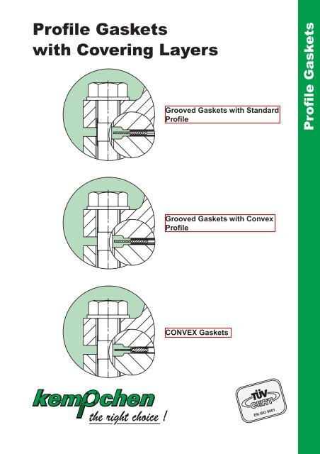 Profile Gaskets with Covering Layers