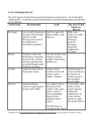 National Dysphagia Diet Menu – Level 3