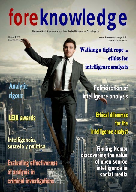 Download in PDF (2MB) here - Foreknowledge