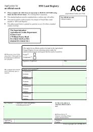 Form K16 - Application for an Official Search ... - Land Registry