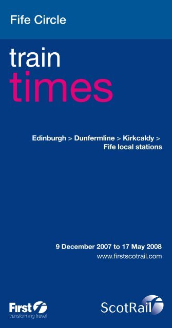 Timetable 11: Fife Circle - ScotRail