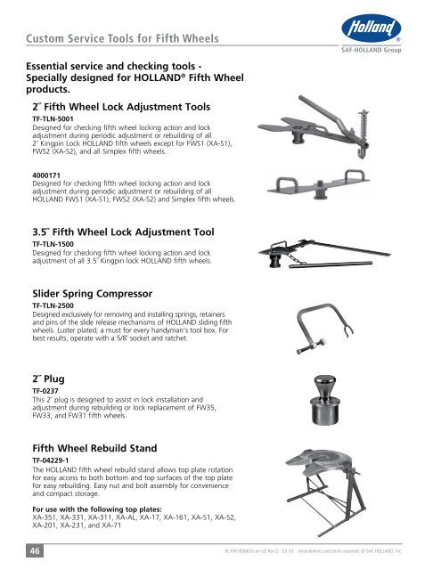 Custom Service Tools for