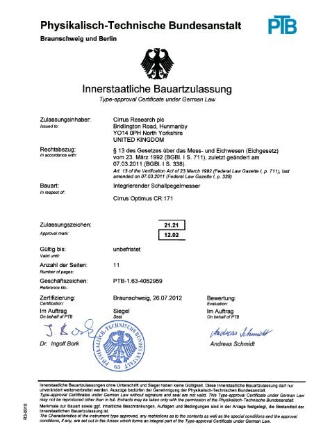 PB - Cirrus Research plc