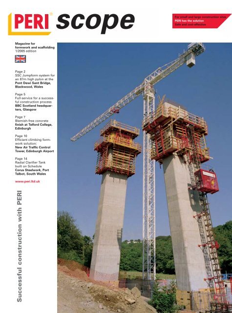 PERI Ltd. UK, PERI scope, GB, 1/2005 - PERI Ltd Formwork and ...