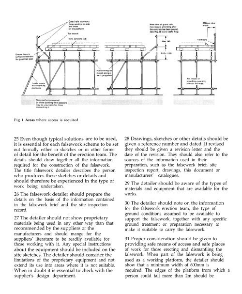 Fig 1 Areas where access