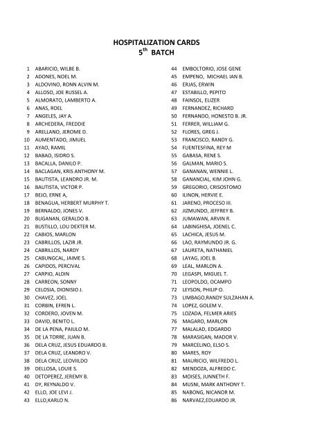 List Of Names In PDF Copy Asm List Of Names In PDF Copy Asm