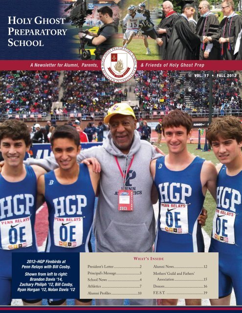 Fall 2012 - Holy Ghost Preparatory School