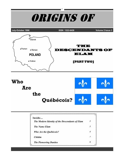 Origins of Elam - Freepages