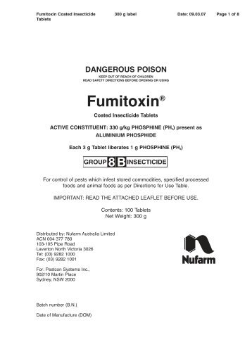 Fumitoxin Magazines
