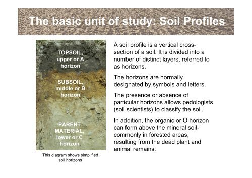 Soil: some definitions So