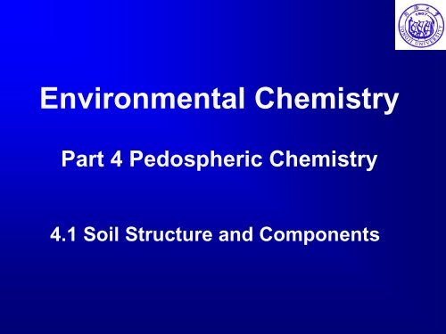 Environmental Chemistry