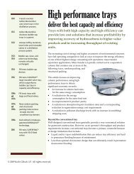 Truncated Downcomer Trays