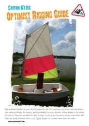 Topper Rigging Guide - Caution Water