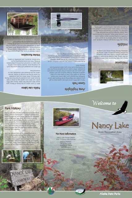 Nancy Lake State Park Brochure