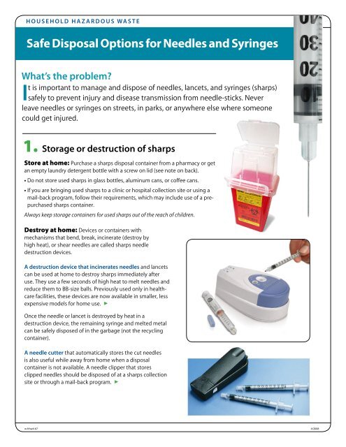 Needles That Are Not Safe