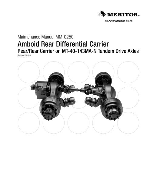 Amboid Rear Differential Carrier - BillaVista.com