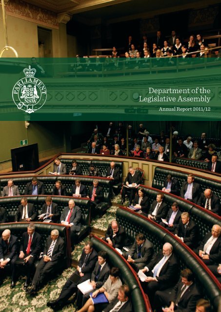 Department of the Legislative Assembly - Parliament of New South ...