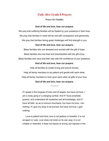 Fully Alive Grade 5 Grade 5, Theme One