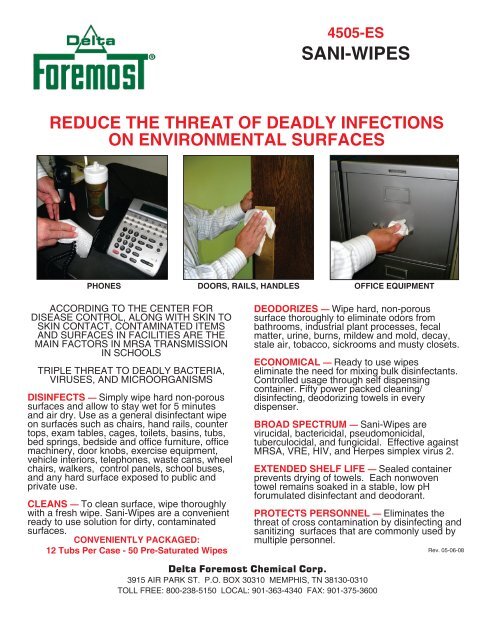 fm 4505-es - Delta Foremost Chemical