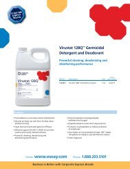Chemical dilution chart.