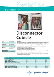 Feeder Cubicle - Microelettrica Scientifica