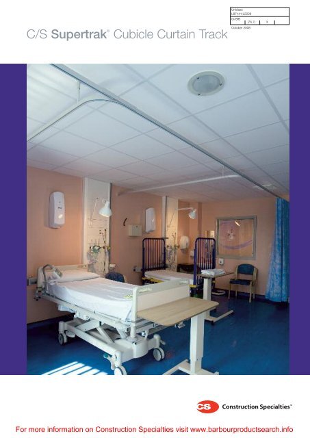 Supertrak Cubicle Curtain Track - BD Online Product Search