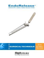 SafeGuard® Mini-Open Carpal Tunnel Release System - Integra's ...