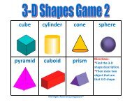 cube cylinder cone sphere pyramid cuboid - Loving2Learn