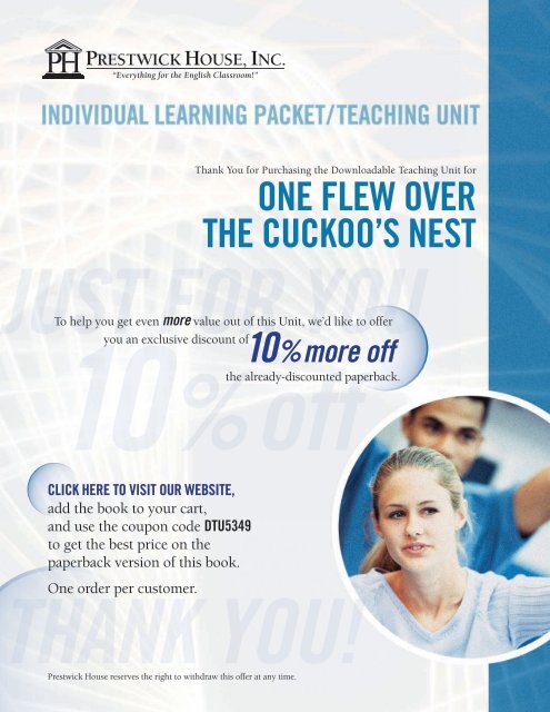 One Flew Over the Cuckoo's Nest - Teaching Unit - Prestwick House