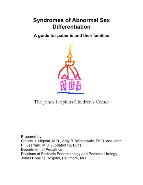 Syndromes Of Abnormal Sex Differentiation Johns Hopkins