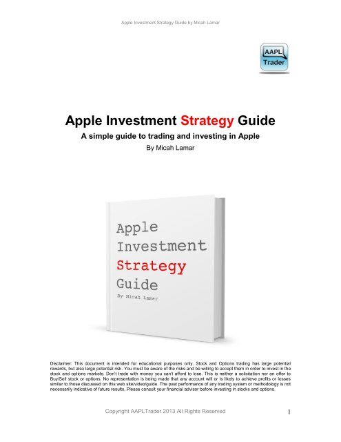 Apple Investment Strategy Guide