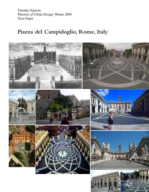 Piazza del Campidoglio, Rome, Italy - tim nguyen design