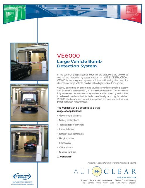 VE6000 - Scintrex Trace Corp.