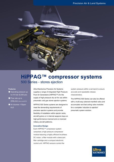 HiPPAG™ compressor systems - Ultra Electronics PALS