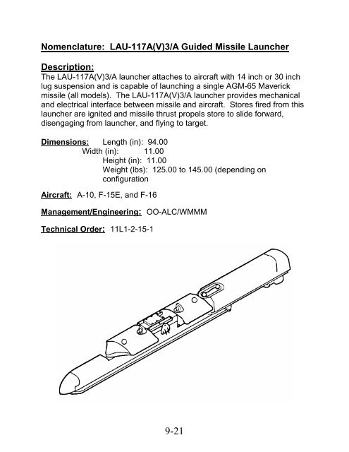 Nomenclature: LAU-106 A/A