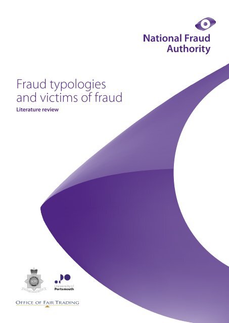 Fraud typologies and victims of fraud - Gov.uk