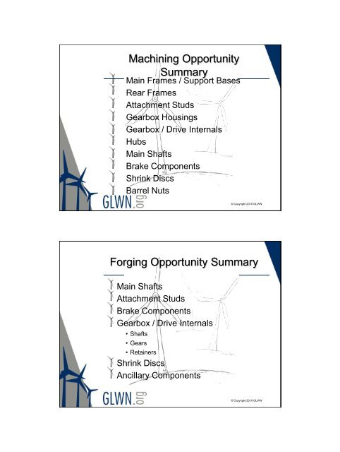 Machining Opportunity Sum