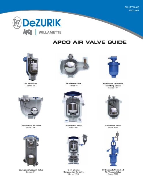 APCO AIR VALVE GUIDE - DeZURIK