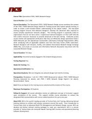 Link 16 / JTIDS / MIDS Expert Course Description - NCS Training