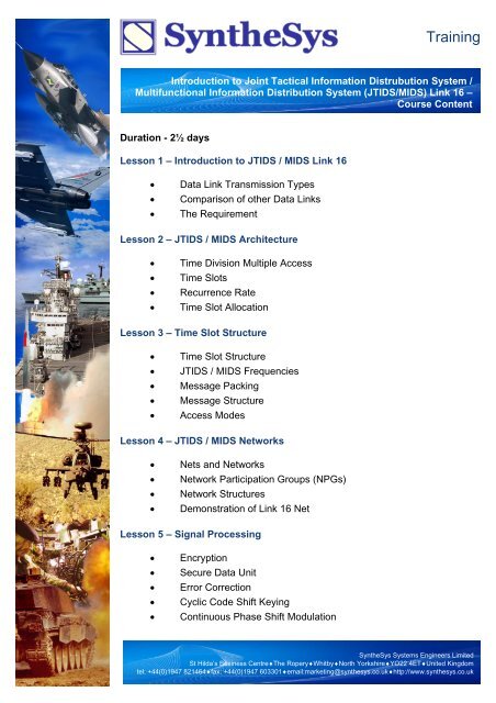 Click here - Synthesys Training