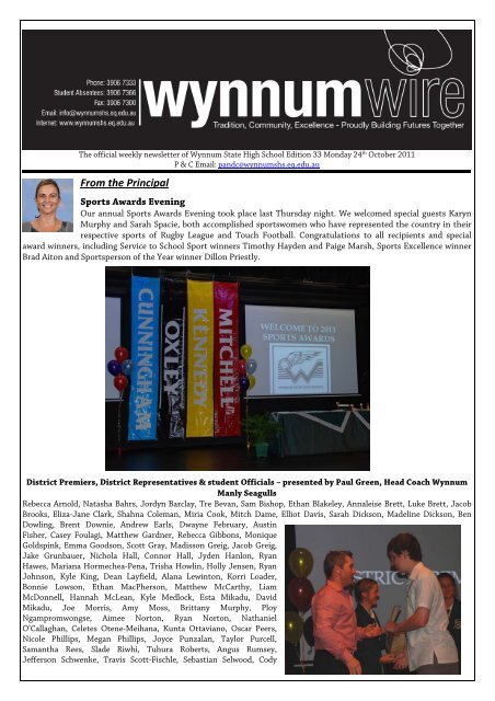 edition33 - Wynnum State High School