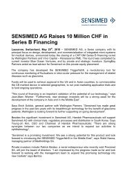 White paper First clinical experience with the SENSIMED Triggerfish ...