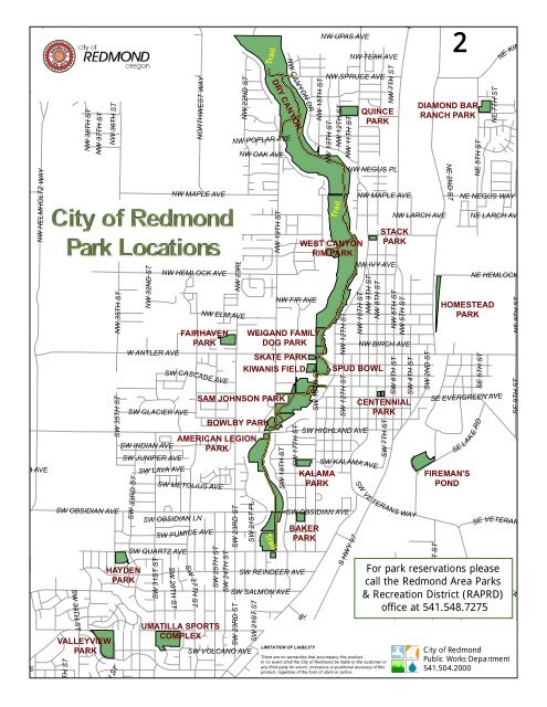Parks Brochure.pdf - City of Redmond