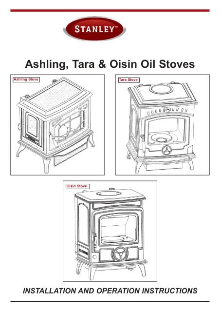 Ashling, Tara & Oisin Oil Stoves - Waterford Stanley
