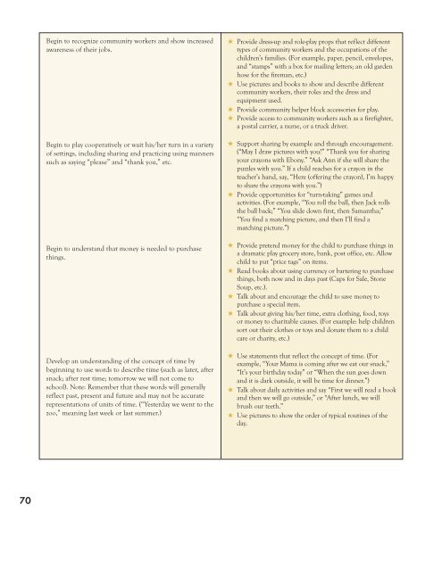 70 Begin to recognize com