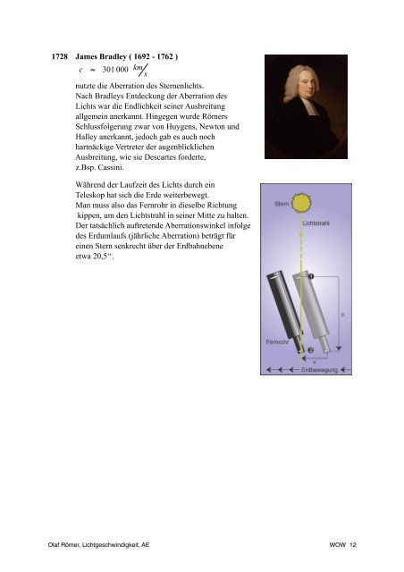 1728 James Bradley ( 1692